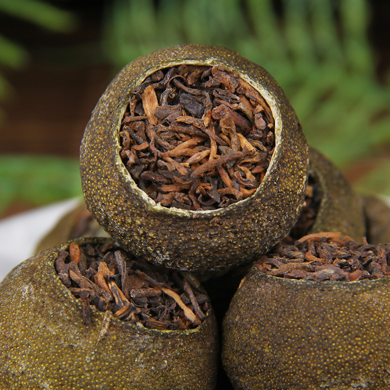 Little Green Citrus Pu-erh Tea Aged Citrus Ripe Tea Tianma Little ...